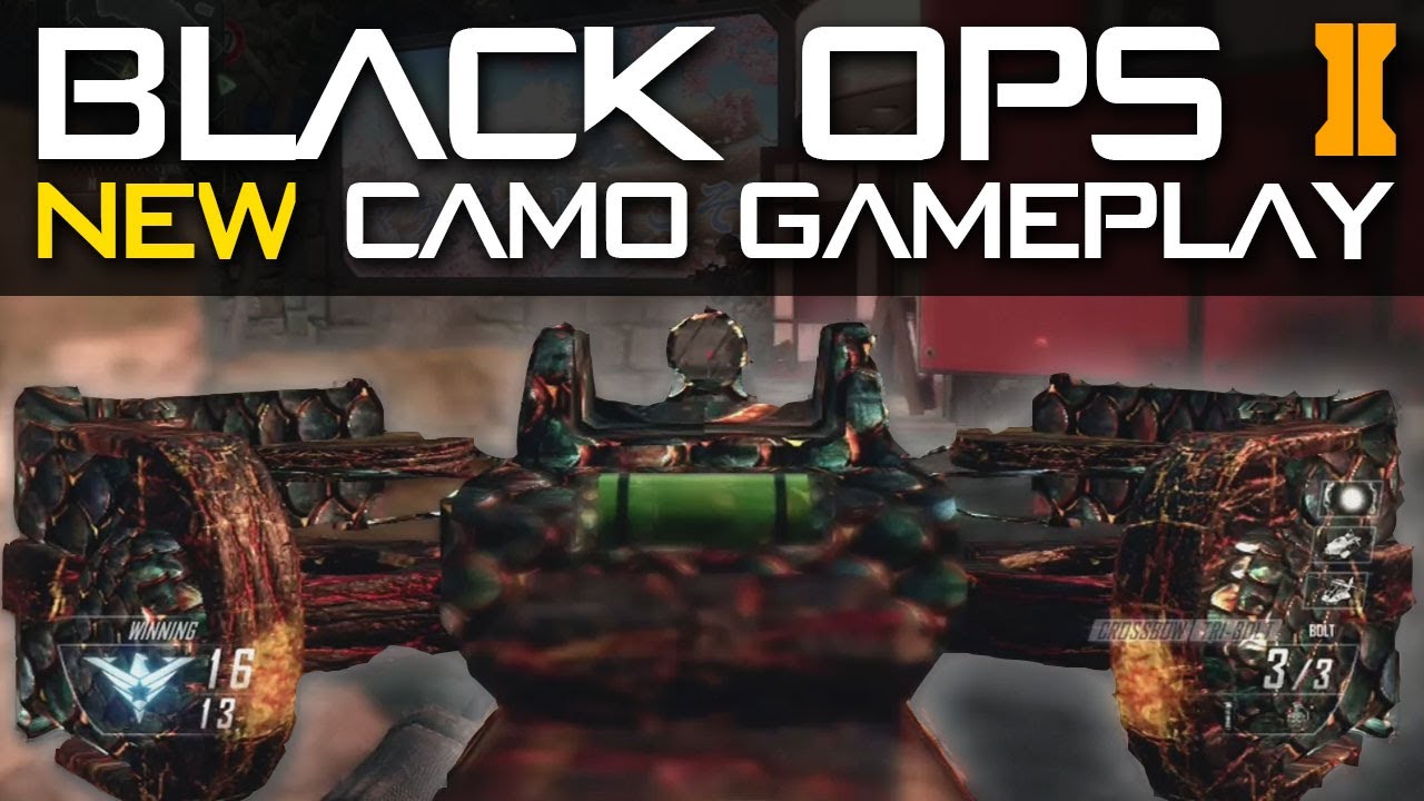 Black Ops 2 NEW CAMO Gameplay Trailer - CYBORG, DRAGON, PALADIN & COMIC ...