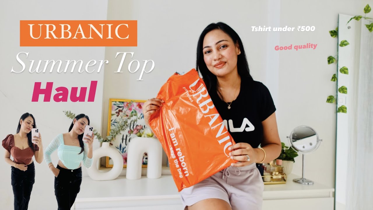 Trendy Urbanic Summer Top Haul |Tryon + Review | New Summer Collection ...