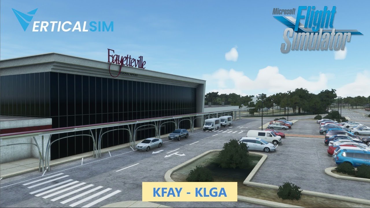 VerticalSim Fayettville Airport | KFAY - KLGA | CRJ 550 |Vatsim - YouTube