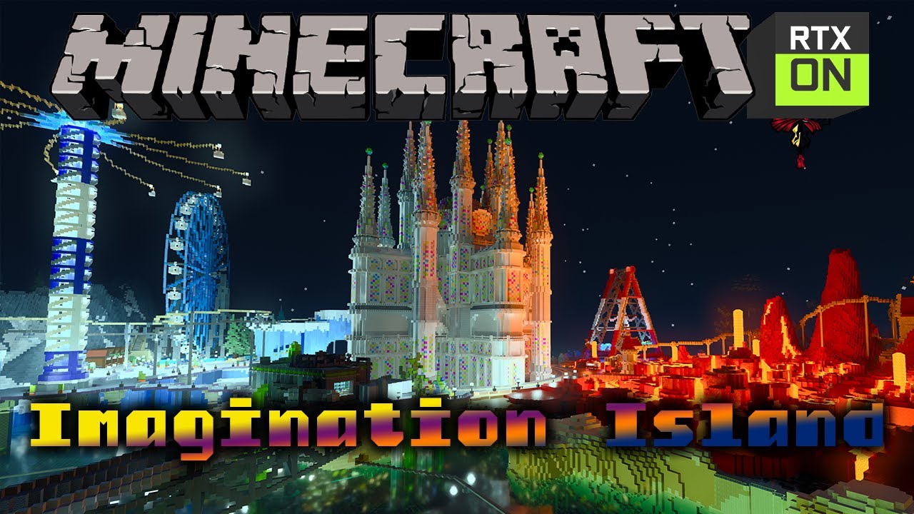 We're Going On A Ride! | Minecraft - RTX Imagination Island - YouTube