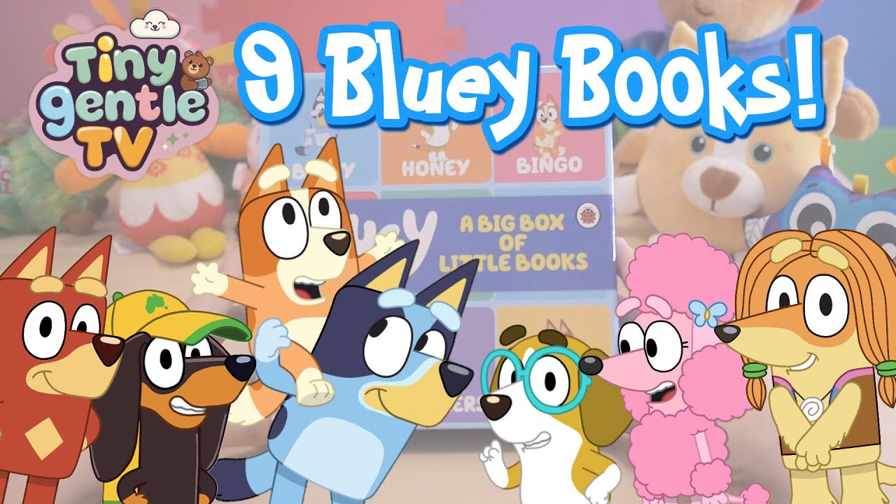 Bluey Collection 9 Mini Bluey books | Relaxing reading | Story time for ...