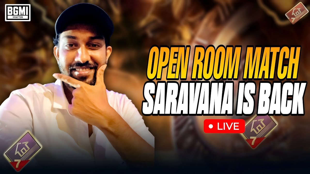 BGMI OPEN ROOM MATCH | 5K CLASSIC TOURNAMENT REG 9th March | BGMI TAMIL ...