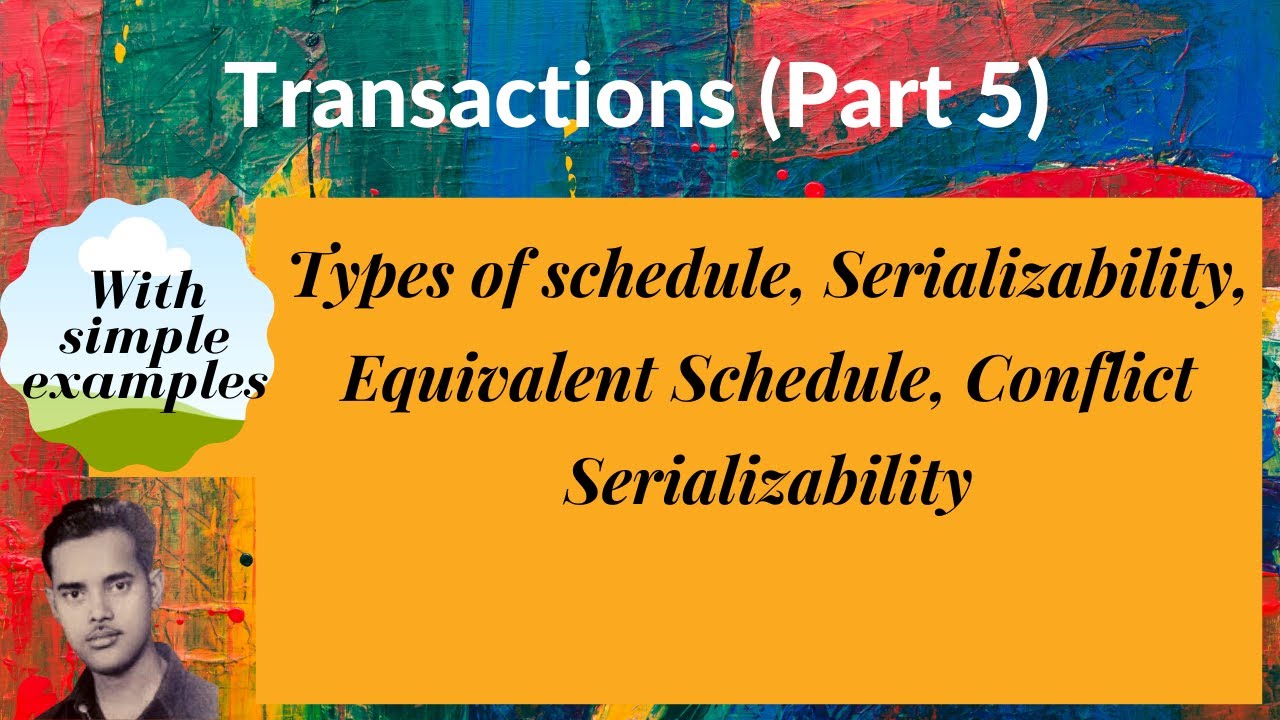 [DB66] Types of schedule, Serializability, Equivalent Schedule ...