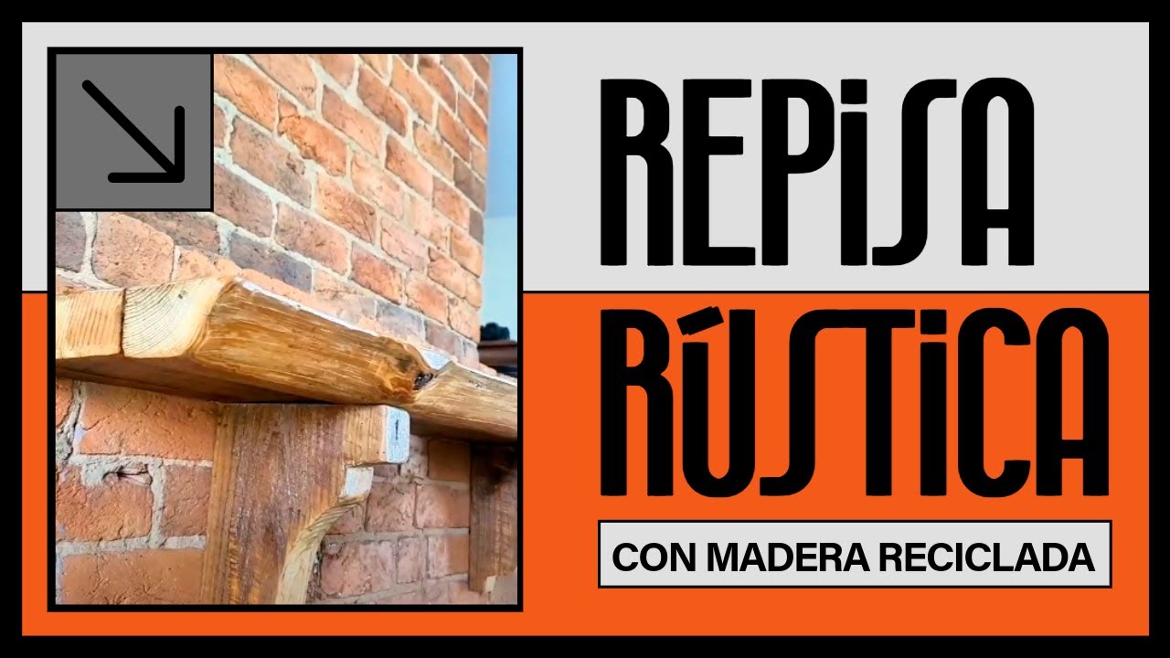 ¡Cómo hacer repisas de madera rústicas! #DIY - YouTube