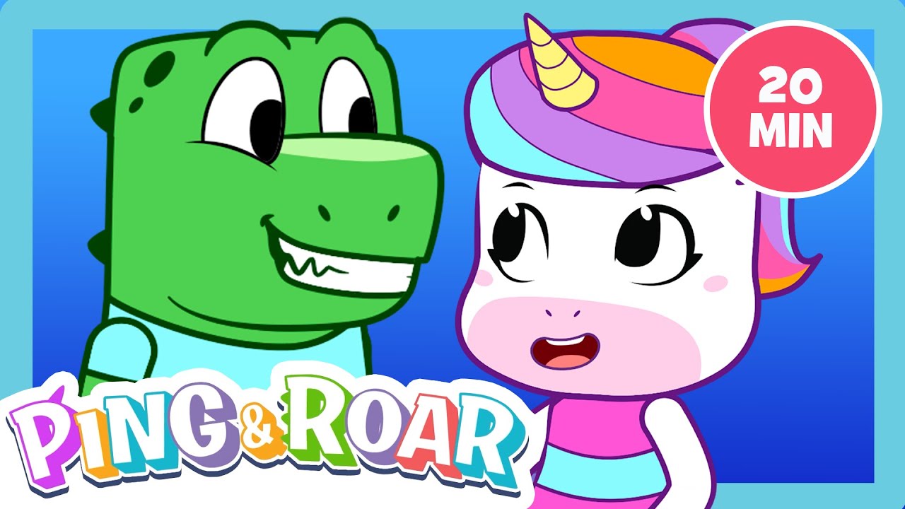 🌻 Funniest Friendship Moments of Ping & Roar 🌺 | 20 Minute Mashup | 35 ...