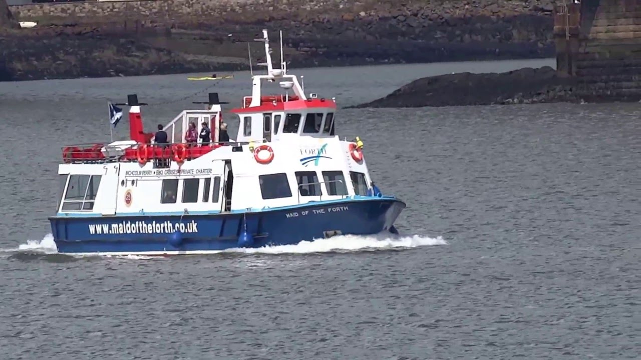 Cruise Boat Forth Bridge Firth Of Forth Scotland - YouTube