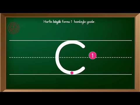 Büyük C Harfi Yazılış Videosu