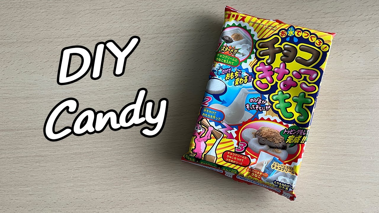 DIY Candy - Kinako Mochi - Japanese Candy - English Instructions - YouTube