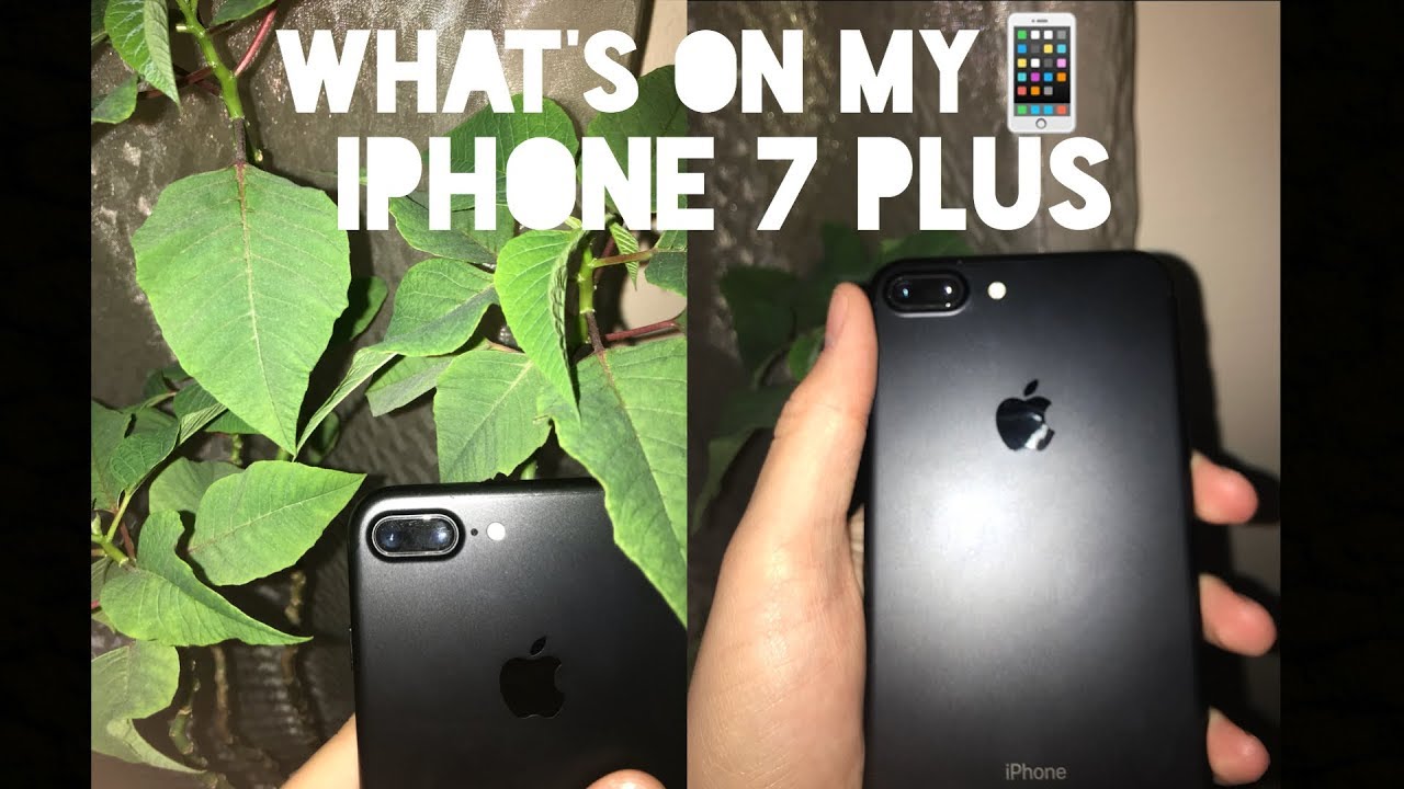 КАКВО ИМА НА МОЯ ТЕЛЕФОН/WHAT'S ON MY IPHONE 7 PLUS - YouTube