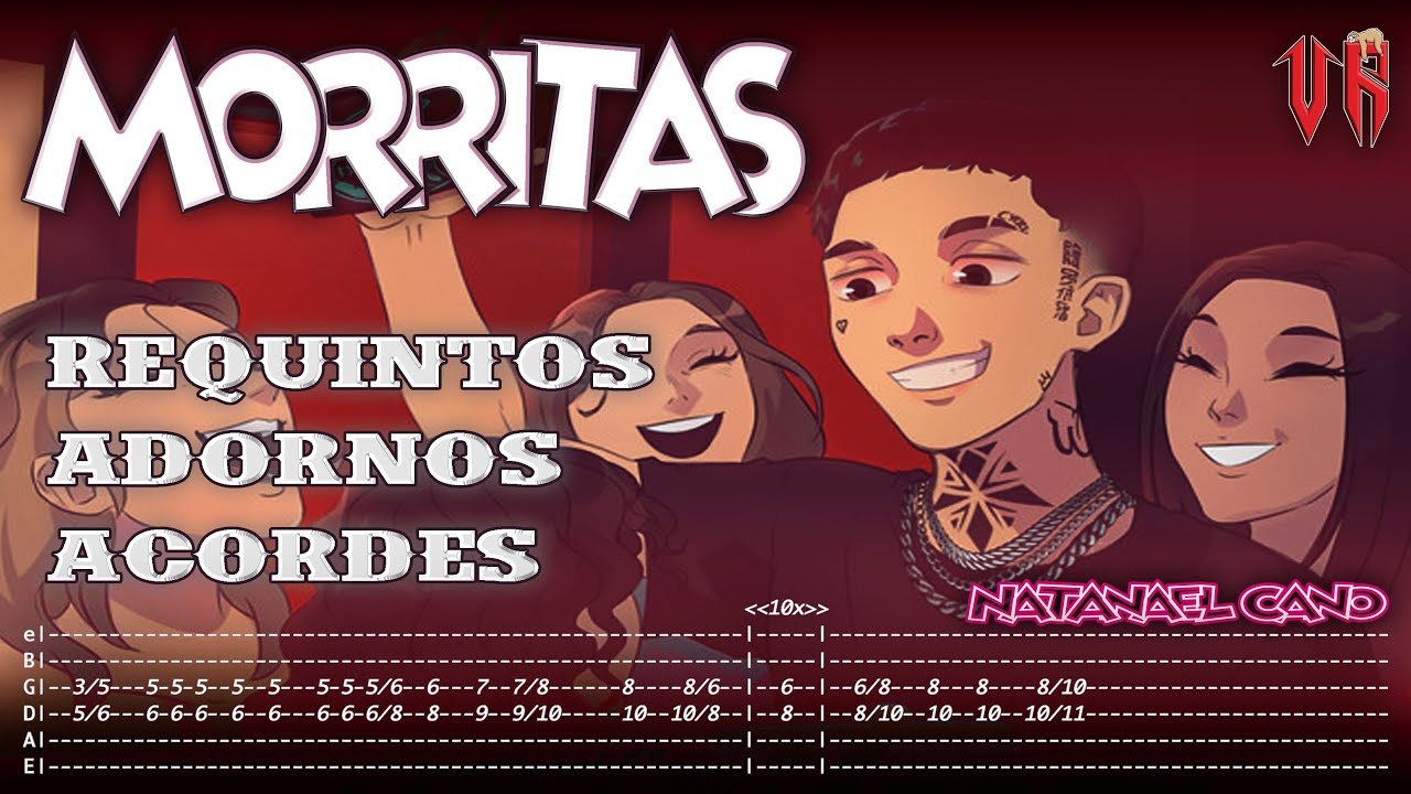 Morritas - Natanael Cano - TABS - Requintos/Acordes/Adornos - Tutorial ...