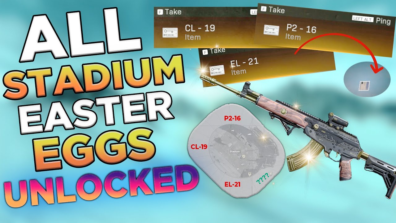WARZONE Stadium Easter Egg | How To Unlock Secret Blueprint Enigma ...