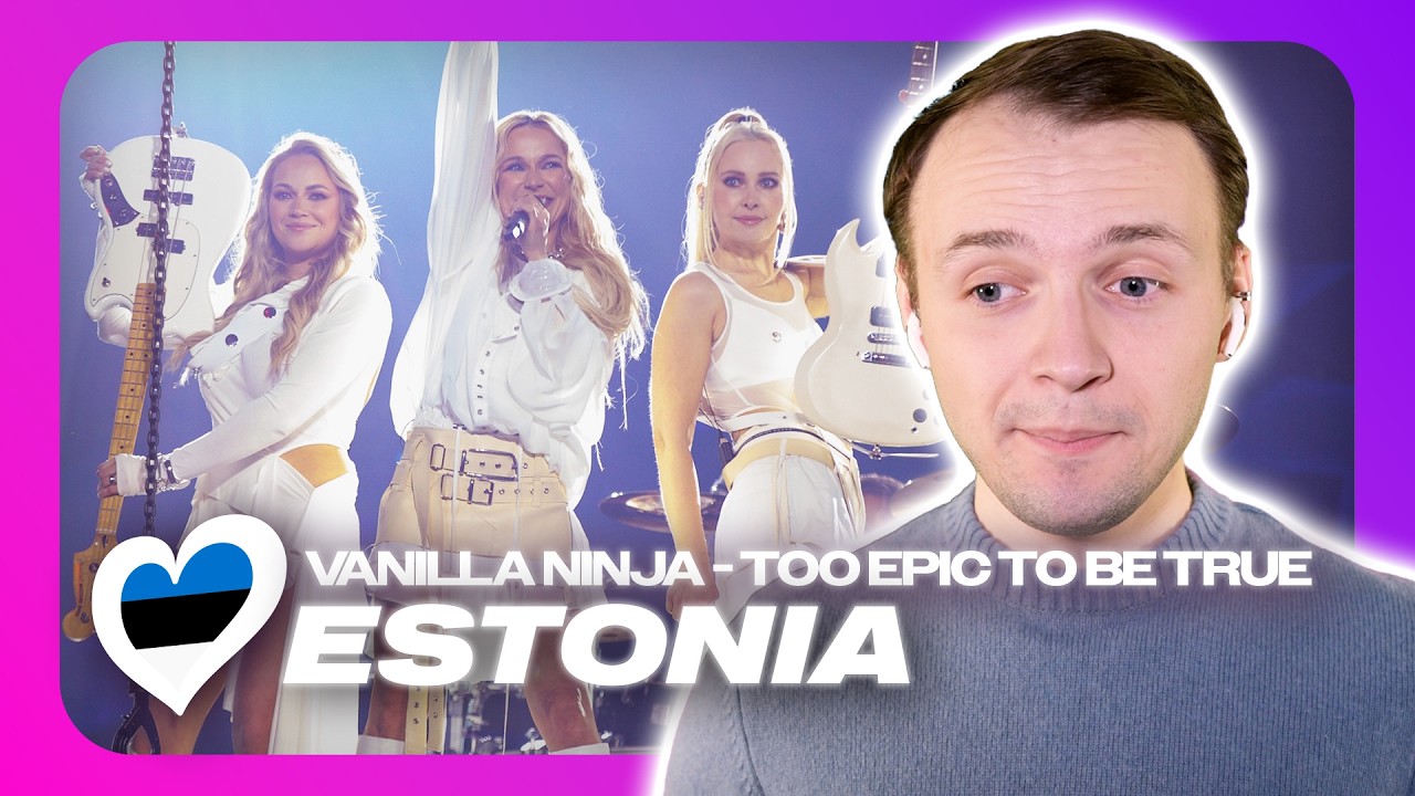 ESTONIA'S SONG FOR EUROVISION 2026 REACTION 🇪🇪 VANILLA NINJA with "Too ...