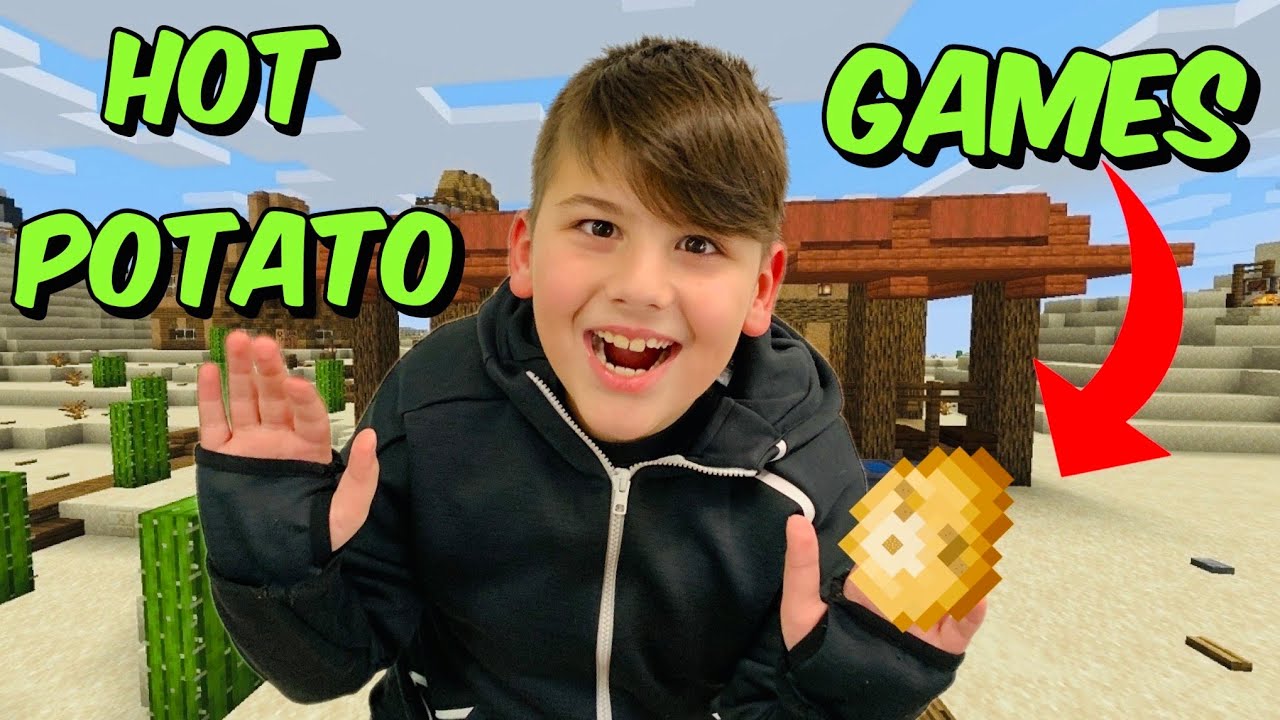 ΓΕΛΙΟ ΜΕ ΤΟ NOOBAKI ΣΤΟ HOT POTATO Mini Games Minecraft Famous Games ...