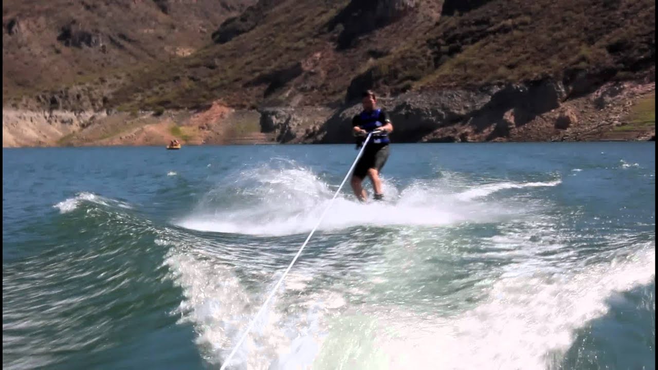 Jeff Wakeboarding on Lake Pleasant - YouTube