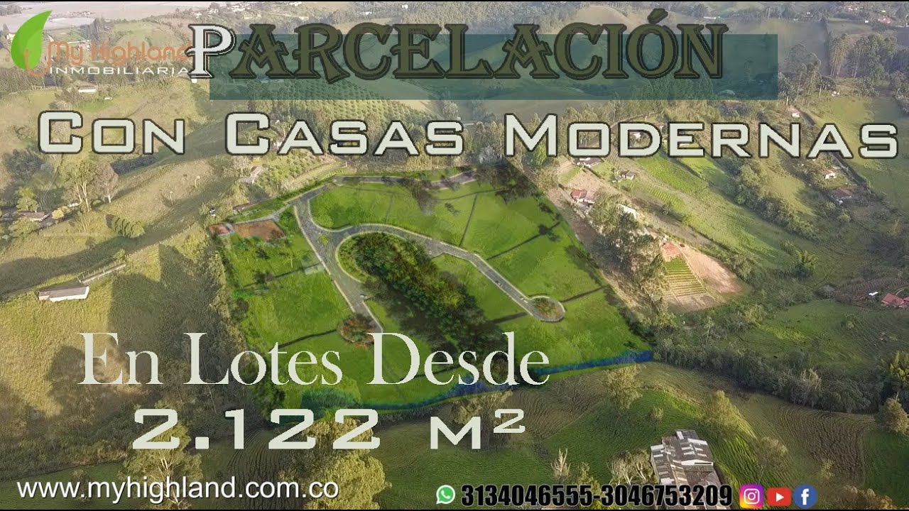Parcelación De Casas Modernas En Lotes Desde 2.122 m² Rionegro Para La ...