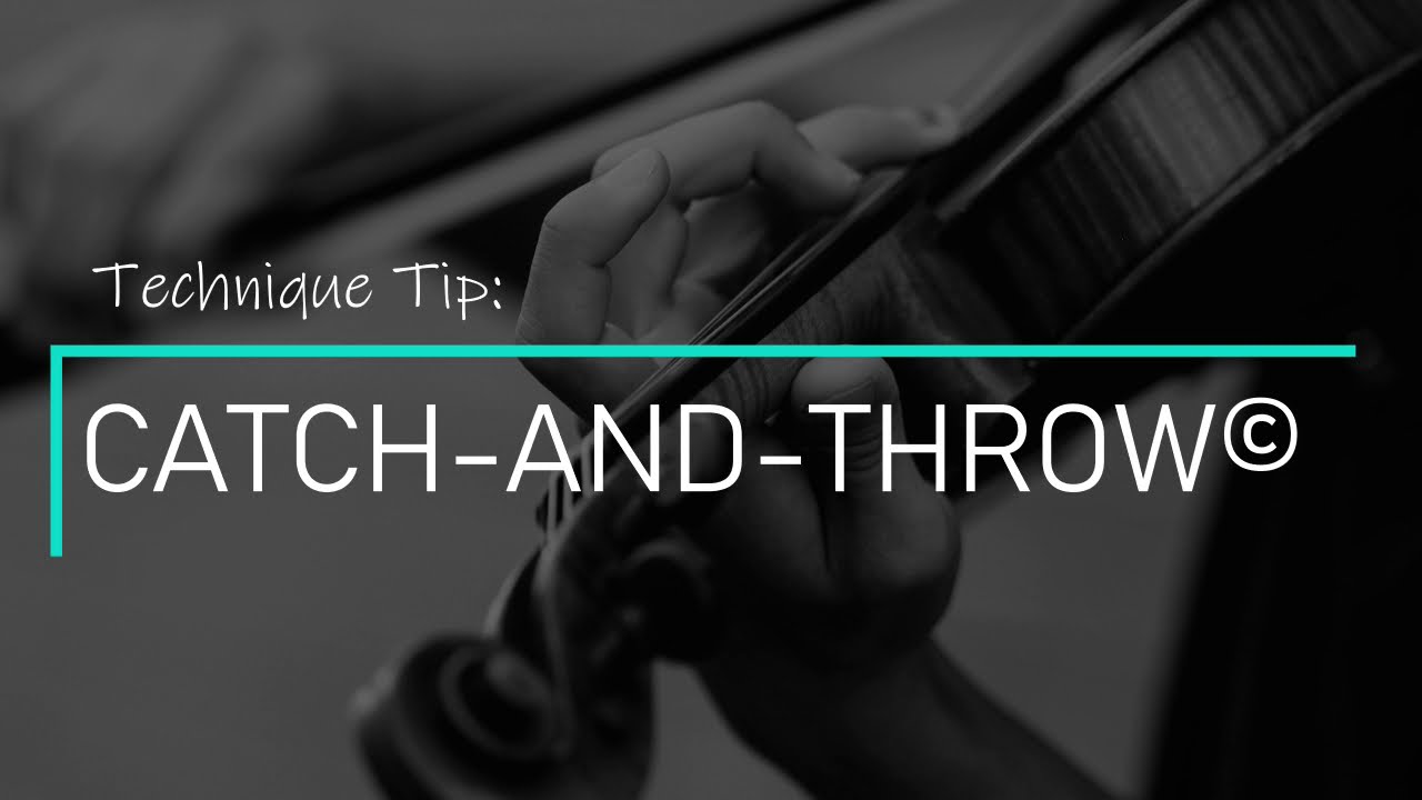 Catch-And-Throw© Bow Hand Flexibility for Violin - YouTube