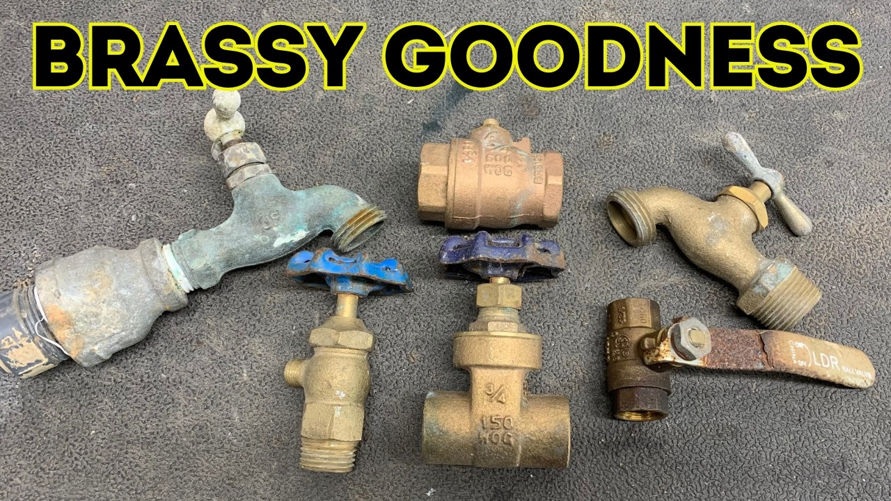 How to Scrap Faucets for Clean Yellow Brass! - YouTube