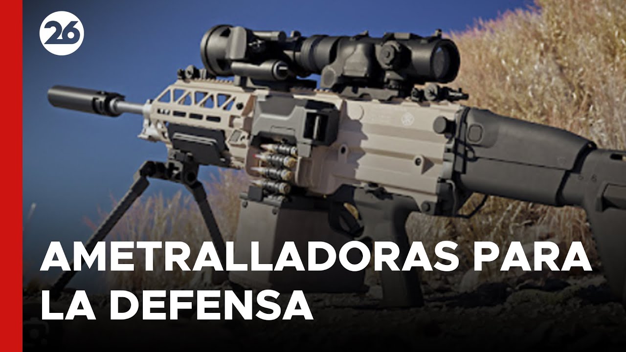 UCRANIA | Desarrollan ametralladoras para la defensa - YouTube