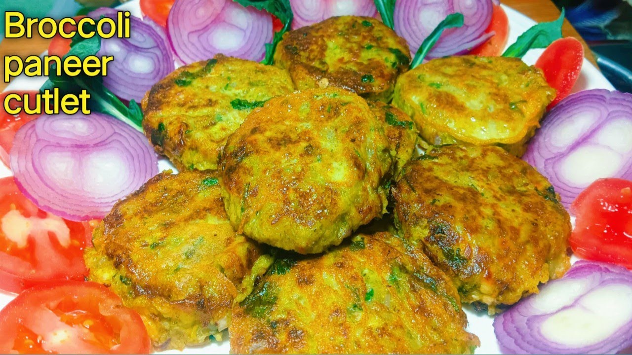 Broccoli Paneer cutlet recipe | Veg special Broccoli Paneer cutlet ...