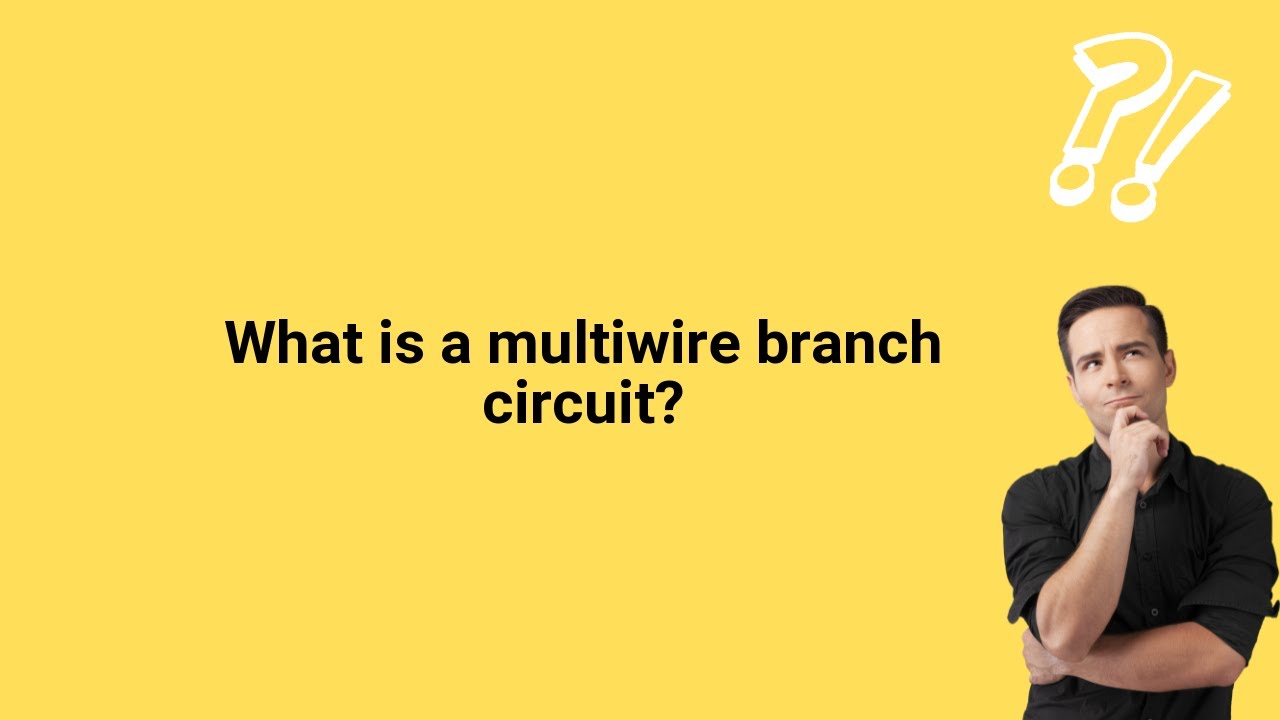 What is a multiwire branch circuit? - YouTube