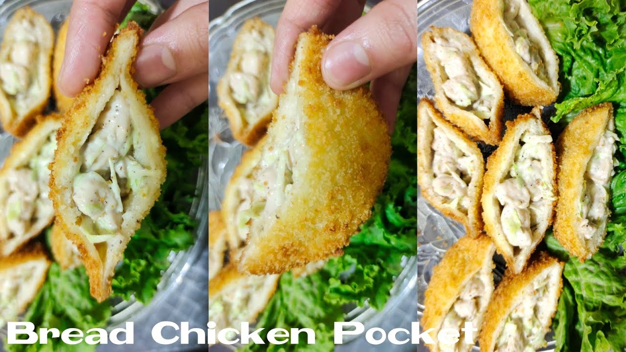 Bread Chicken Pocket Creamy delicious Recipe by Kitchen With Ayesha ...
