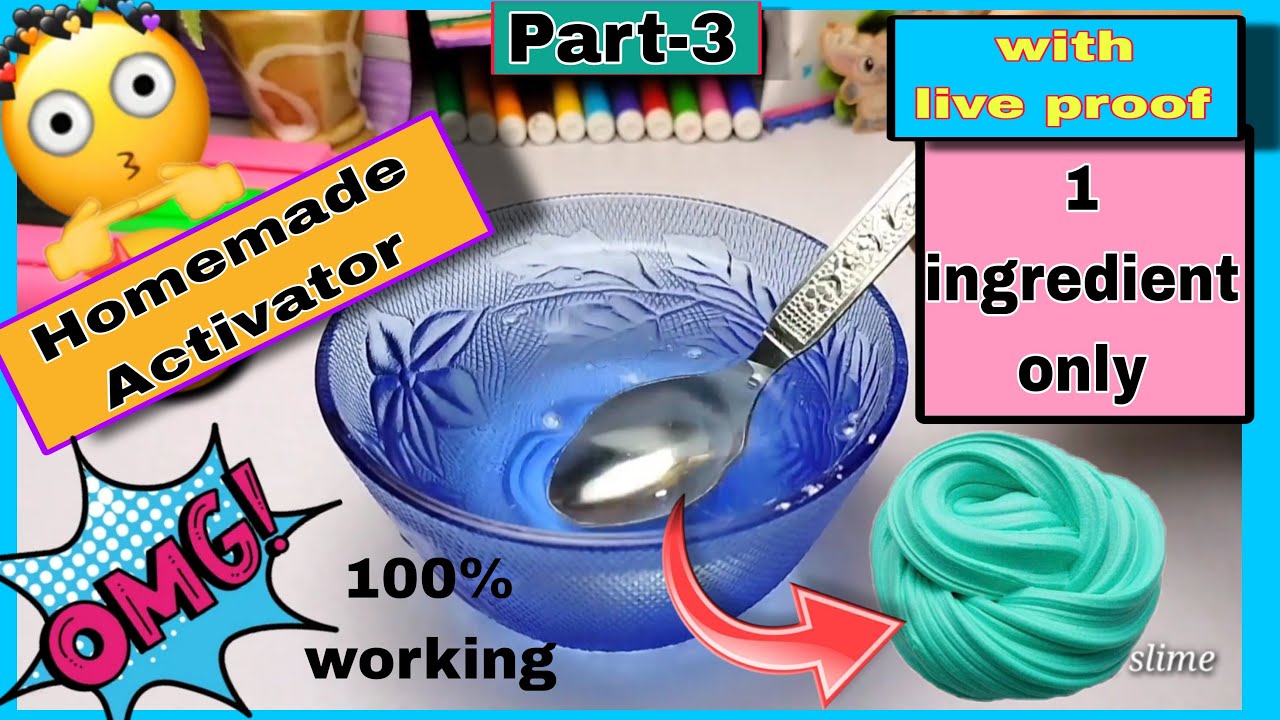 How to make Slime Activator at home // Homemade Borax with 100% proof😱# ...