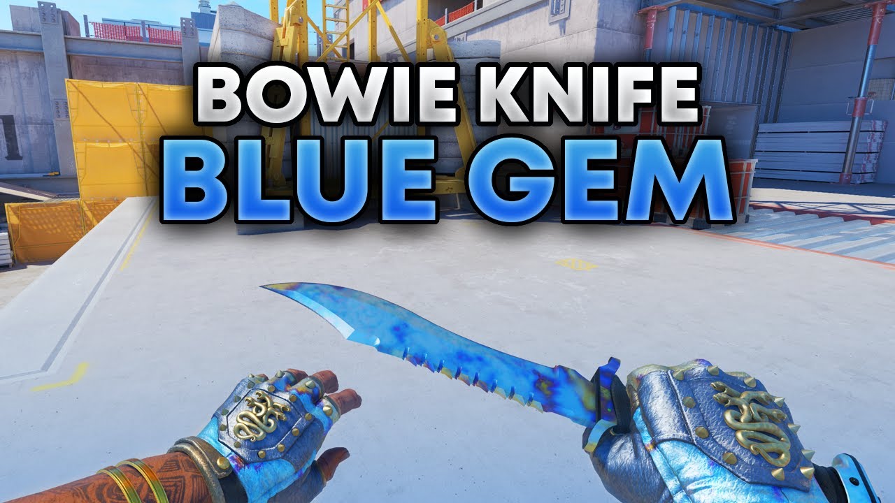 COMBO BLUE GEM | Bowie Knife ! - YouTube