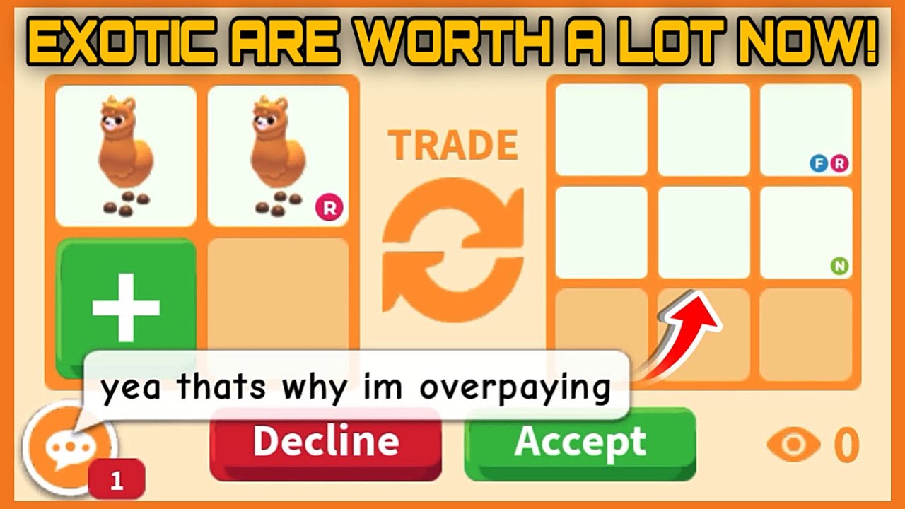 😱 EXOTIC PETS ARE WORTH A LOT NOW!! THEY REALLY GIVE AN OVERPAY WIN ...