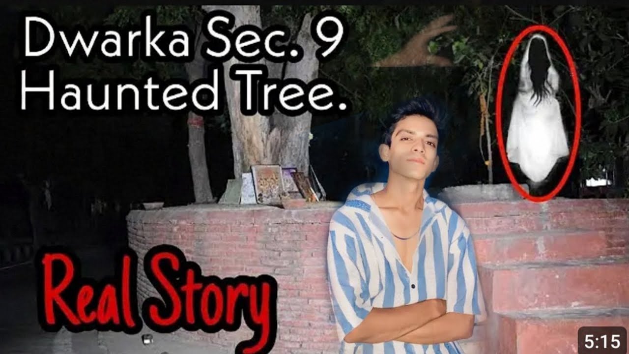 Dwarka sector 9 Haunted Tree 🌴Night Investigation | Horror Vlog | Real ...