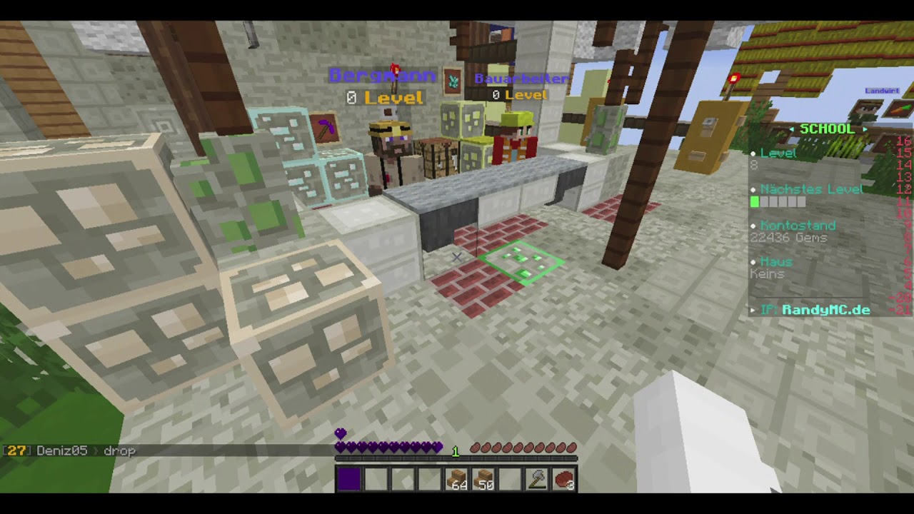 Minecraft School(RandyMC) Part10 - YouTube