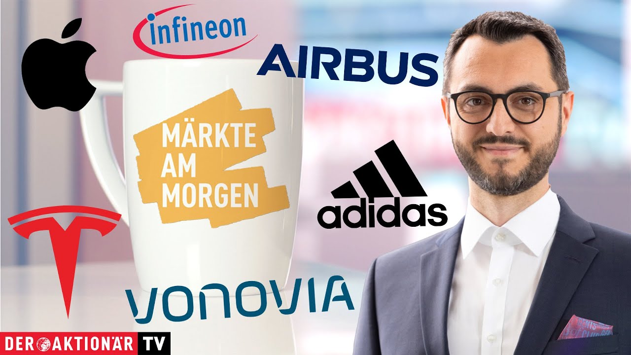 Märkte am Morgen: Vonovia, Aroundtown, Infineon, Adidas, Airbus, Tesla ...