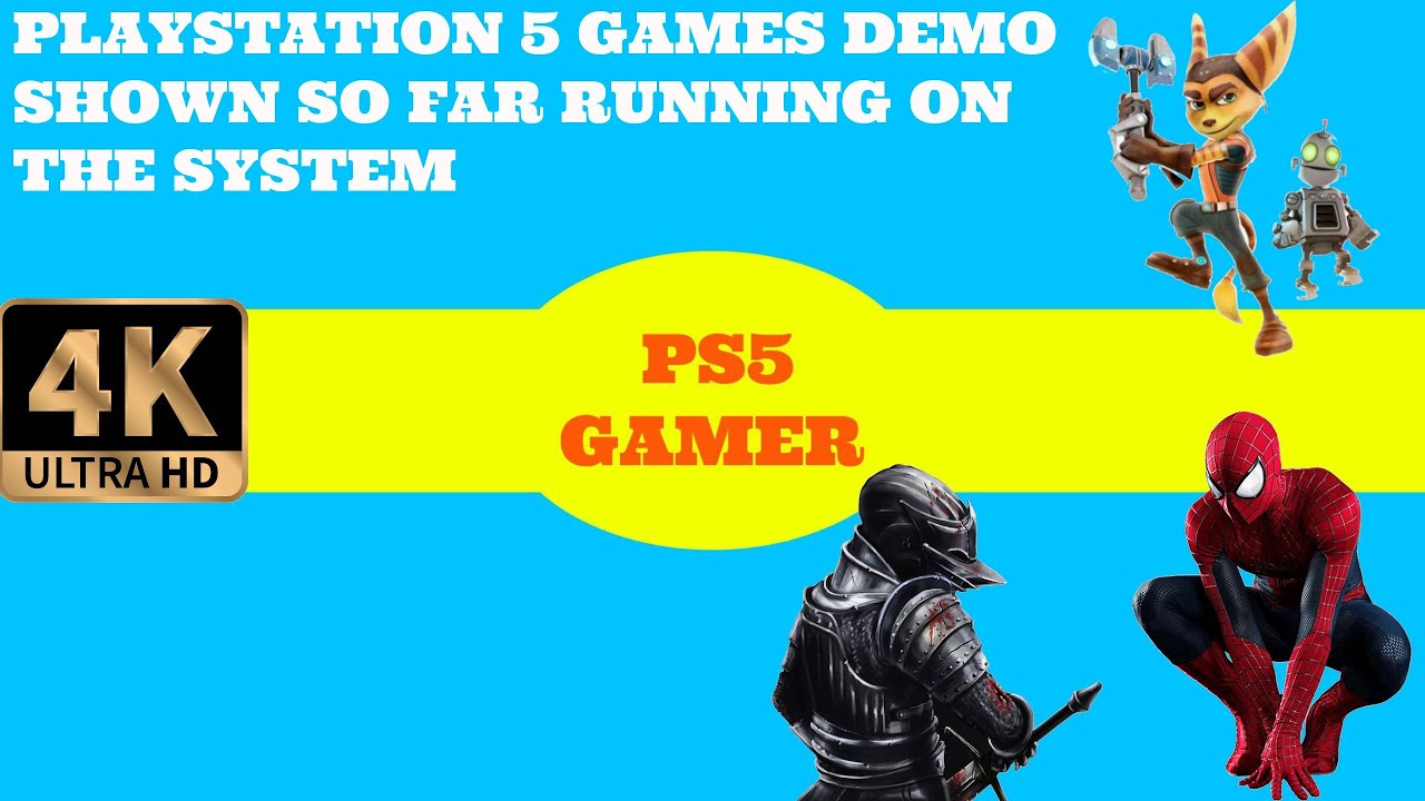 PLAYSTATION 5 : All the games seen running so far on PS5 - YouTube