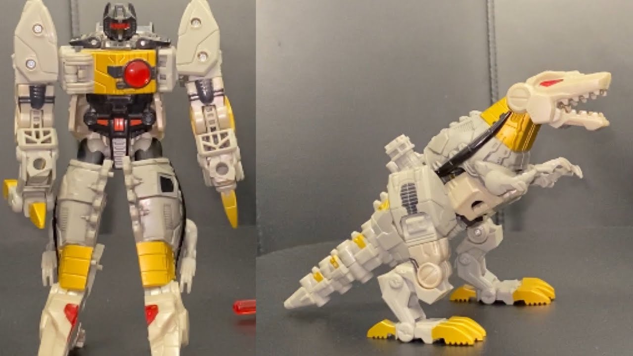 Transformers universe Grimlock complete transformation process video Henkei classic chug ...