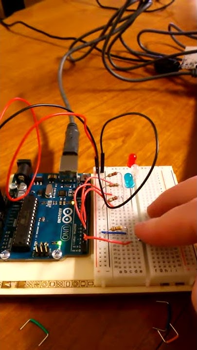 Button controlled LEDs (using Arduino Uno) - YouTube