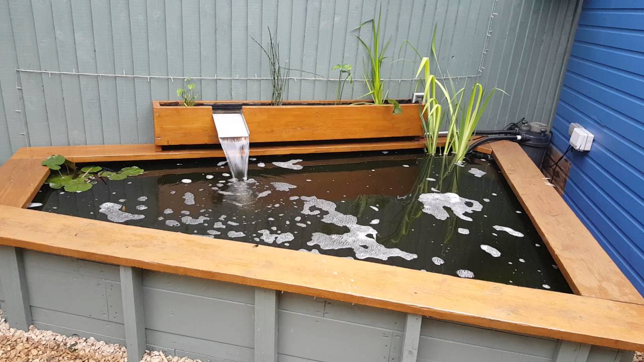 Recycled timber pond - YouTube