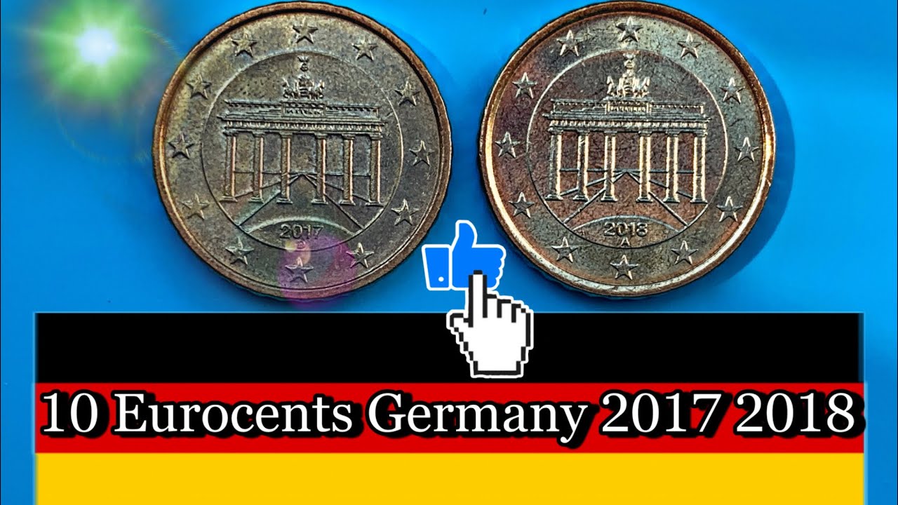 Germany 10 Cent 2017 2018 - coin collection - YouTube