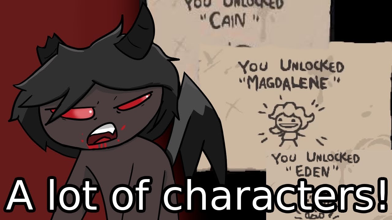 Playing Azazel and unlocking a lot of characters - The Binding Of Isaac ...
