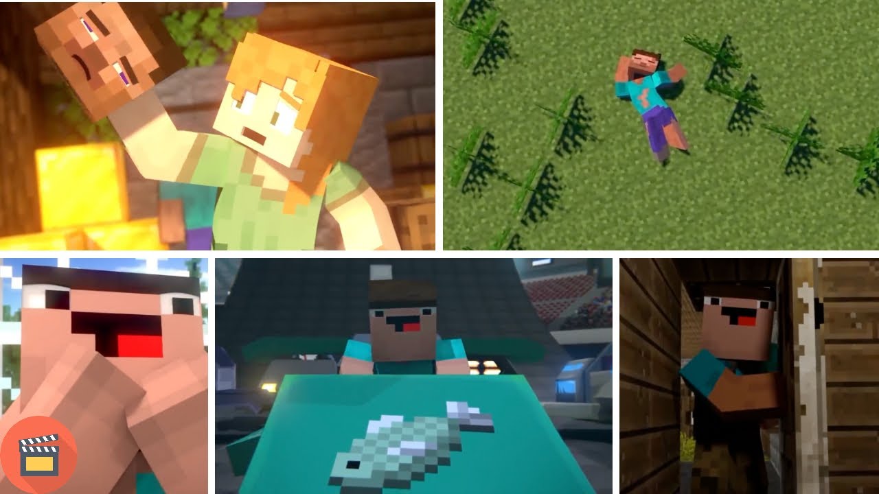 Minecraft Animation BLOOPERS - Best Compilation #3 - YouTube