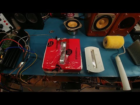 diy audio Ribbon Super Tweeter *part2 building and testing my own ...