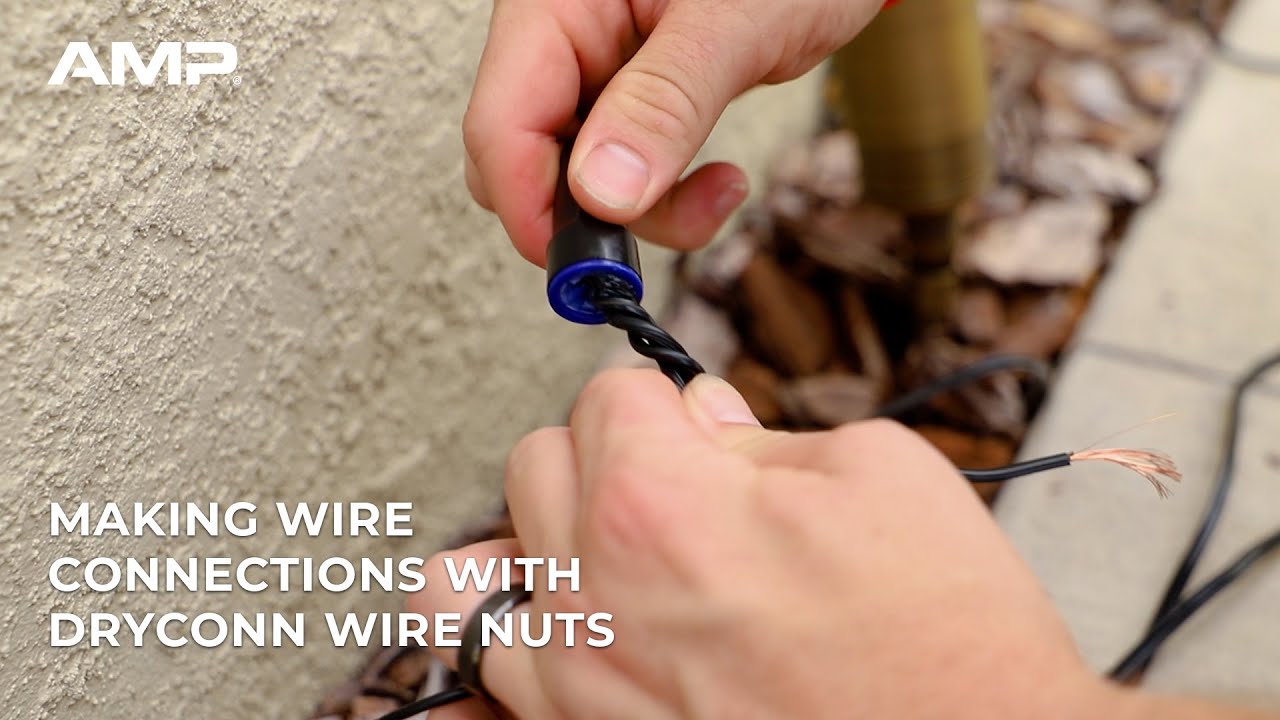 How To Make Low-Voltage Wire Connections - YouTube