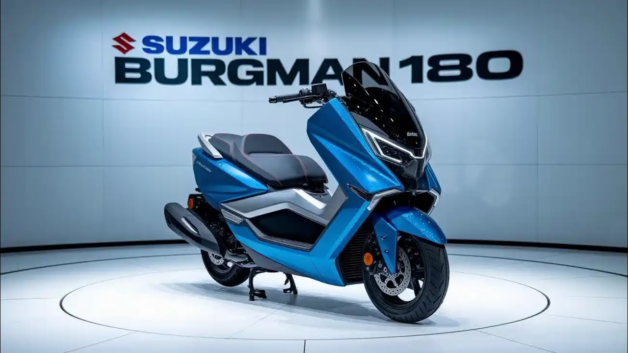 2025 Suzuki Burgman 180 FINALLY LAUNCHED! This Premium Scooter Changes ...