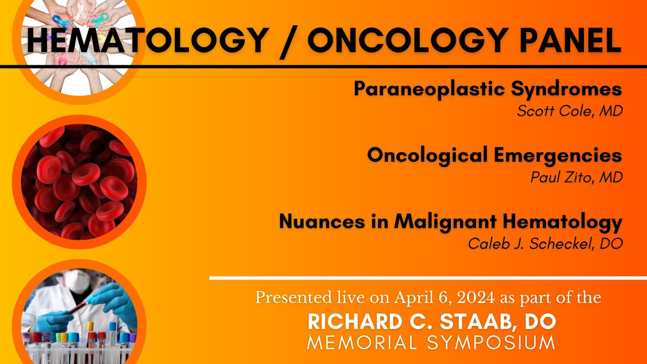 Hematology / Oncology Panel - YouTube