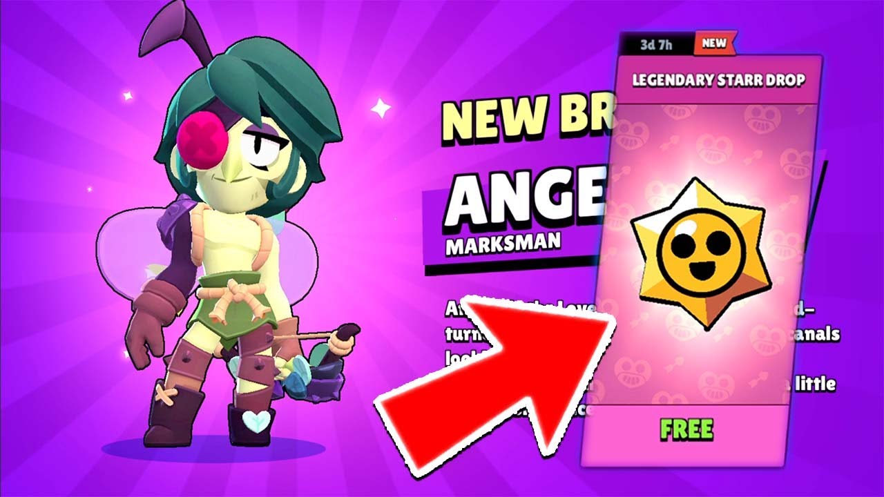 ANGELO NEW BRAWLER🔥 AMAZING LEGENDARY FREE GIFTS 😱BRAWL STARS UPDATE🎁😲 ...