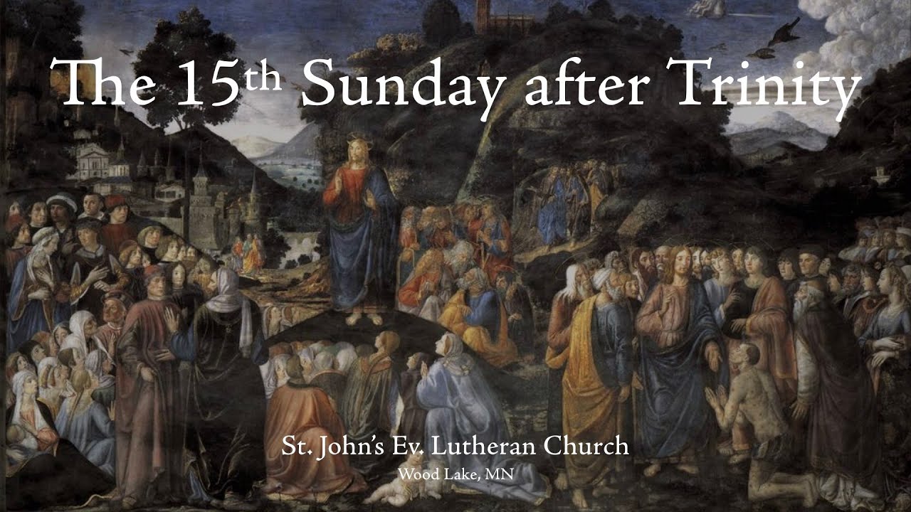 The 15th Sunday after Trinity 2020 - YouTube