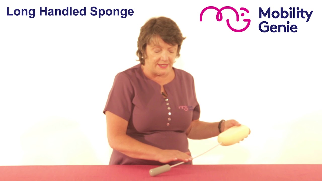Long Handled Sponge | Performance Health | Mobility Genie - YouTube