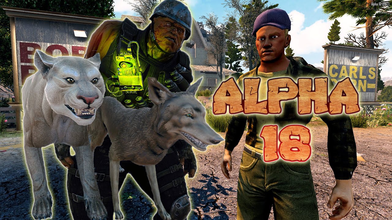 TERRAIN MODELLING! | Alpha 18 Showcase | Testing weapons, new zombie ...