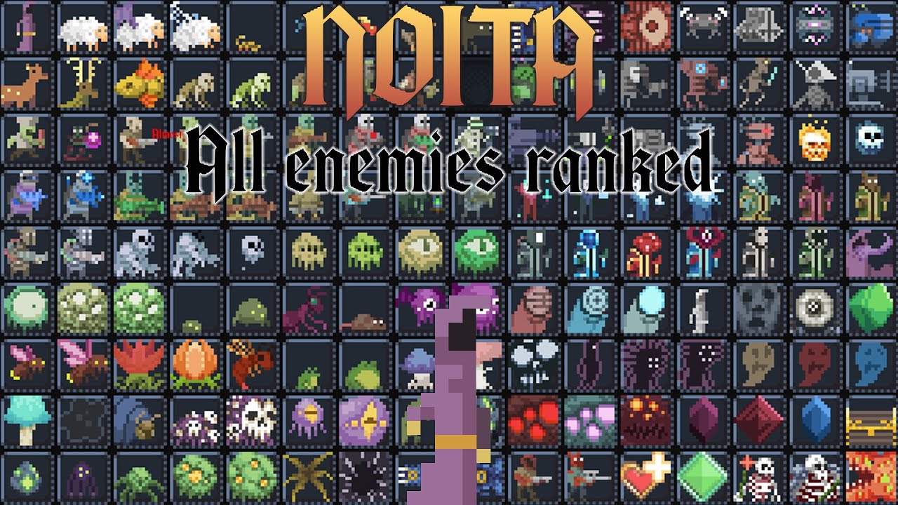 Noita Tier list: (almost) ALL 184 Enemies - YouTube