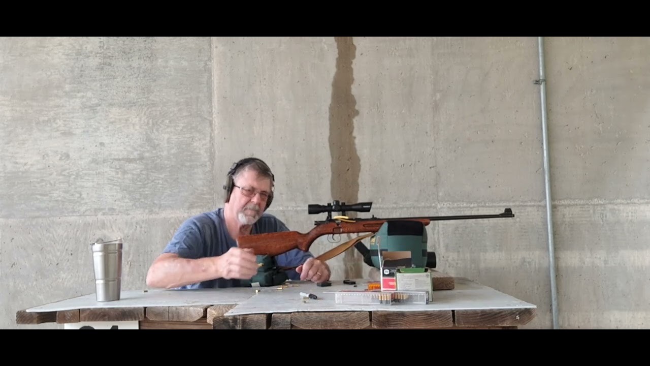 IMC2 Romanian .22 caliber training rifle. Ammo testing. And ejection ...