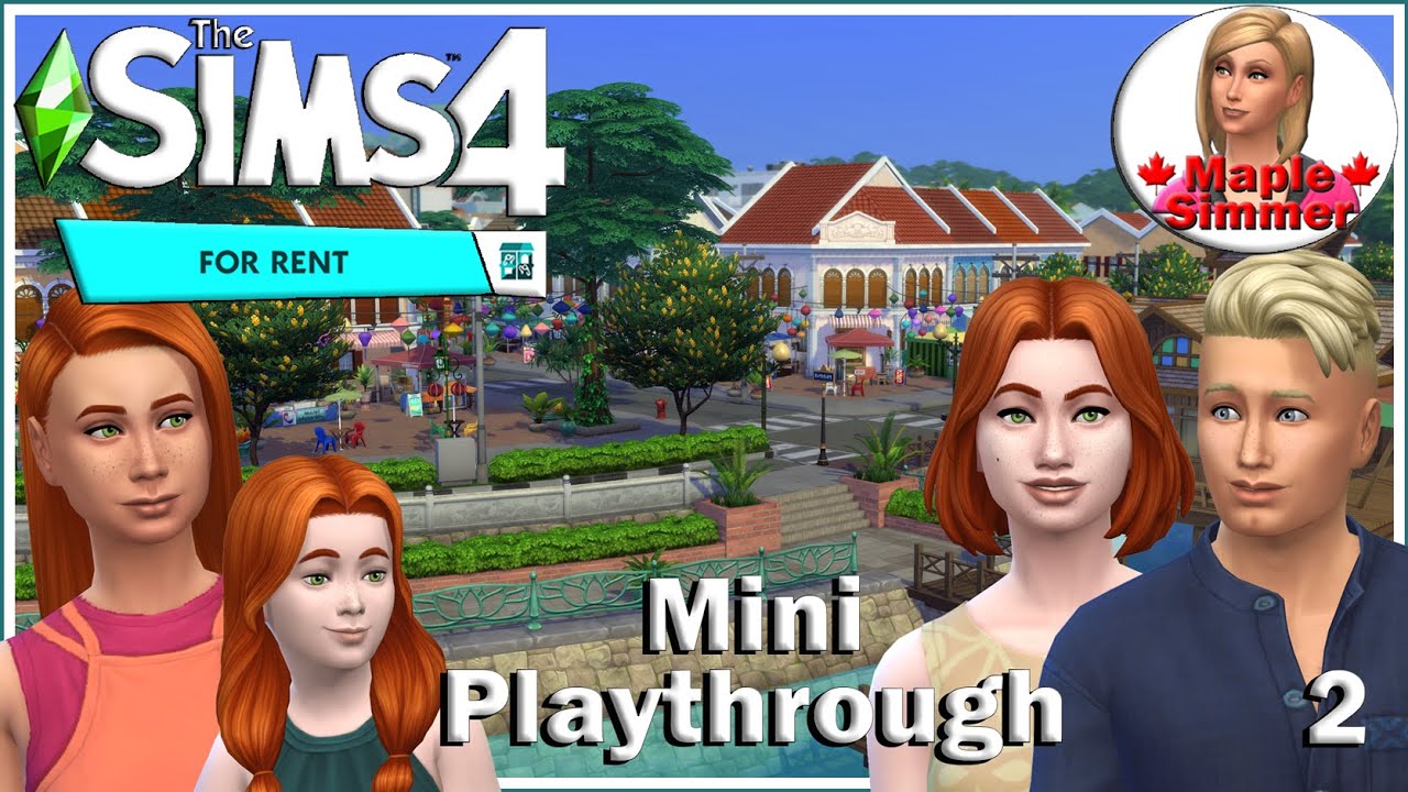 Night Market Pt 2: For Rent Mini Playthrough (Sims 4) - YouTube