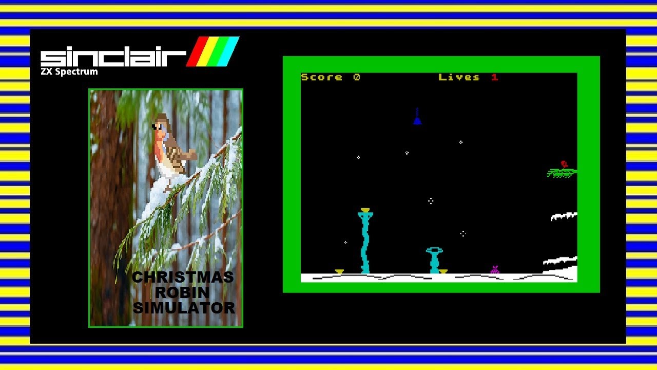 ZX Spectrum - CHRISTMAS ROBIN SIMULATOR (2022) - YouTube